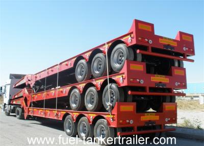 China Three or more axles low bed semi trailer with low loader chassis for sale