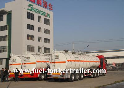 Cina Tri asse 50000 litri del acciaio al carbonio del combustibile dell'autocisterna del rimorchio dei semi di rimorchio del camion in vendita