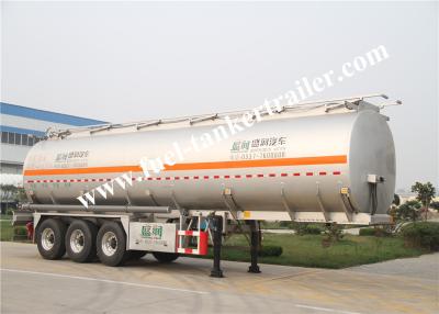 Cina Semirimorchio cisterna di alluminio degli assi della norma europea tre per i camion di consegna del combustibile in vendita