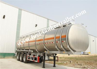Cina Rimorchio d'acciaio del camion cisterna dell'olio del rimorchio/3 assi dell'autocisterna del combustibile in vendita