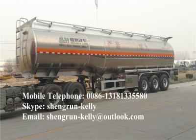 Cina Rimorchio pratico della cisterna del tri dell'asse del combustibile rimorchio dell'autocisterna in vendita