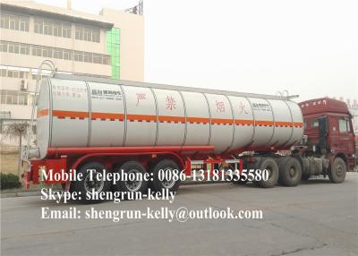 Cina 40000L 50000 litri di rimorchio del serbatoio di combustibile/rimorchio dei semi dell'autocisterna di benzina gasolio in vendita
