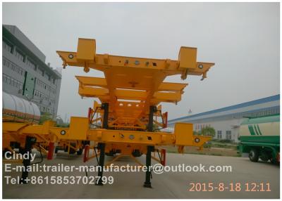 China International Standard Container Trailer Chassis For Loading 20ft 40ft Containers for sale
