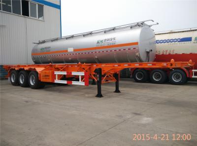 China 40FT 3 Axle Skeleton Semi Trailer Chassis For Container Transportation for sale