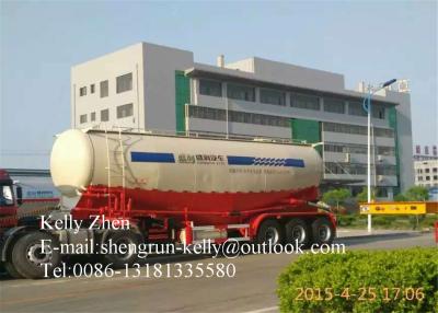 中国 30T--70T 積載量の大きさのセメントのトレーラー、三車軸 V 形セメント Bulker 販売のため