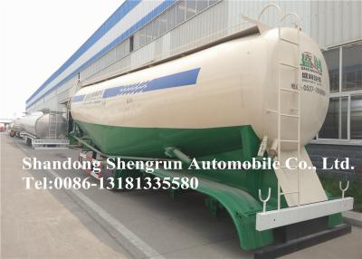 中国 3 車軸が付いている 45m3 バルク粉のセメント タンク トレーラー 12500x2500x3800mm 販売のため