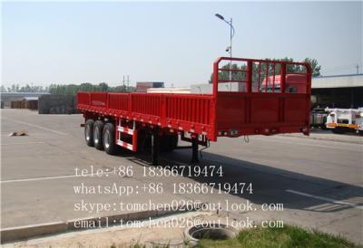 China 2 Axle 40ft High Side Wall Trailer / Flatbed Semi Sidelifter Container Trailer for sale