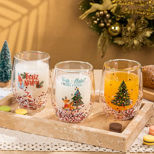 Quality OEM Design Double Wall Glass Mug Glass Coffee Cups For Cafes Restaurants And Homes for sale