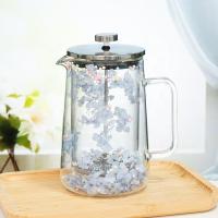 Quality Flower Glass French Press for sale