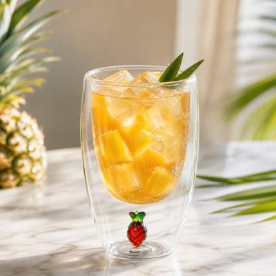 China High Borosilicate Double Walled Coffee Glasses Coffee Tumbler 80ml To 450ml Capacity for sale