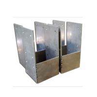 China Customized U Wall Mounting Brackets Single Side Structure Sheet Metal Fabrication Parts for sale