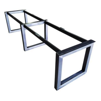Cina Fabbricazione personalizzata per mobili Leg Bar Metallico Cornice base del tavolo con finitura regolabile e nera in vendita
