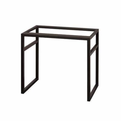 Cina Fabbricazione personalizzata per mobili Leg Bar Metallico Cornice base del tavolo con finitura regolabile e nera in vendita