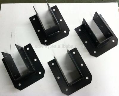 Cina Bracket in metallo personalizzati per travi di legno in vendita