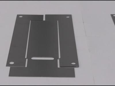 Cina Processo di taglio Core di trasformatore in acciaio al silicio di dimensioni personalizzate con tolleranza di 0,05 mm in vendita