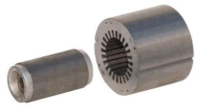 Cina 100% di ispezione OEM rotore di acciaio di silicio stackable e stator fogli per laminazione motore in vendita
