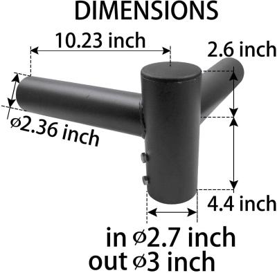Cina 3-10mm Spessore 90D Montare bracket Slipfitter Trunion Tenon per 2 braccio di palo rotondo leggero in vendita