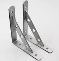 China High Carbon Steel Foldable Triangle Sheet Bracket Hot Galvanized Custom Size for sale