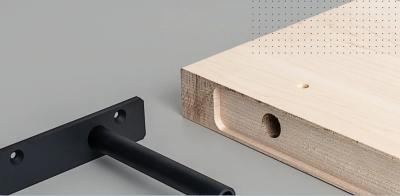 Cina Scaffalature galleggianti invisibili placcate in zinco con struttura a bracciale unilaterale in vendita