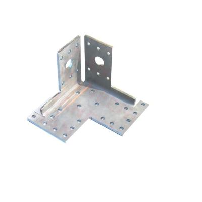 中国 90度L形 鋼コーナー ブレーケット スタンピング ハードウェア 部品 0.1-3.0mm 厚さ 販売のため