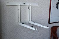 China Custom Cold Rolled Steel Air Conditioner Brackets Durable Galvanized Support 2 Pack for sale