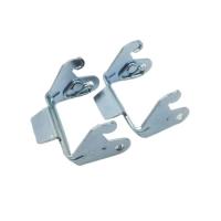 China Custom Sheet Metal Stamping Shelf Brackets Rust Resistant Wall Mounting 2mm Thick for sale
