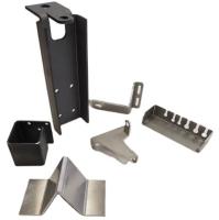 China Custom Sheet Metal Stamping Shelf Brackets Rust Resistant Wall Mounting 2mm Thick for sale