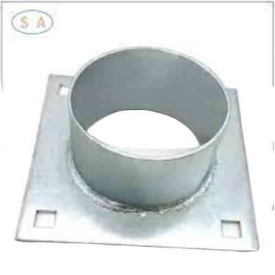Cina Logo personalizzato Parti di foglio di metallo Taglio laser Stampaggio Acciaio Aluminio Parete di montaggio bracket in vendita