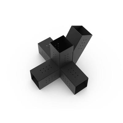 Chine Métal personnalisé 3 voies de support d'angle d'extension pour poutres de bois Gazebo Pergola Kit à vendre