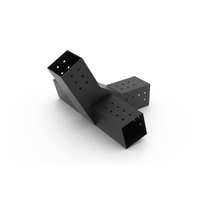Chine Métal personnalisé 3 voies de support d'angle d'extension pour poutres de bois Gazebo Pergola Kit à vendre