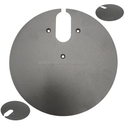 China Estampagem, perfuramento, dobra, peças de chapa de metal personalizadas para estrutura de suportes de lado único à venda
