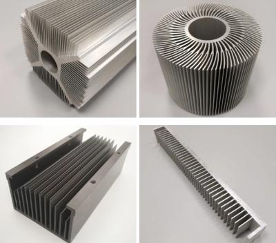 Cina Parti metalliche per radiatori CNC in alluminio per applicazioni industriali in vendita