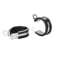 China Customizable Metal Pipe Clamp Stainless Steel 1-2 Inch Adjustable Fastener for sale