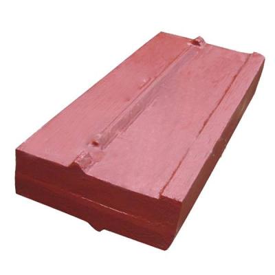 China casting high chrome blow bars with edge for impact crusher wear parts impactor bar hammers for sale