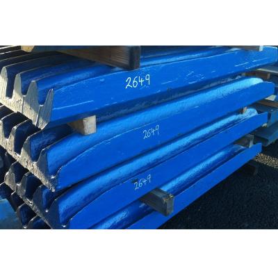 China Pegson Super Tooth Jaw Plate manganese jaw liners replacement jaw crusher parts jaw crusher plates for mining for sale