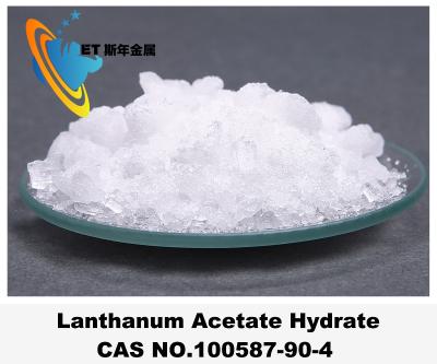 중국 백색 결정 란탄 아세테이트 수화물 99.999% 순도 성장 촉진제 판매용