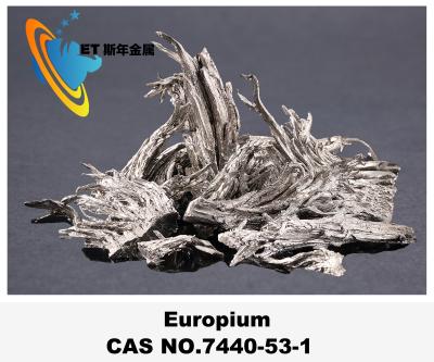 China 99.9% 99.99% Eu Europium Metal Rare Earth Metals For LED Red Phosphors for sale