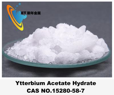 중국 순도 99.9-99.999% 이터븀 아세테이트 수화물 화학 첨가제 반응 촉매 판매용