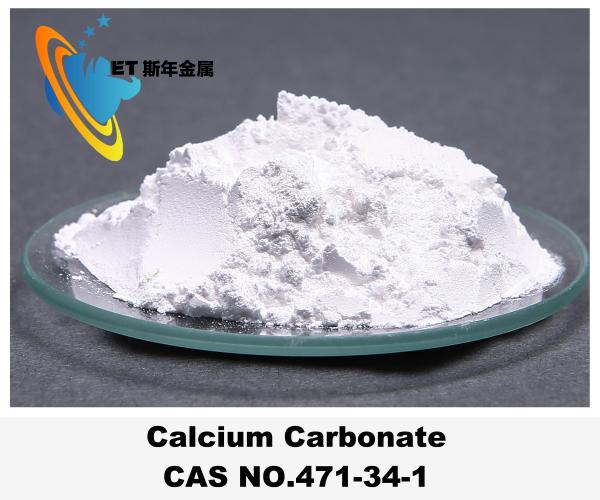 Quality Silvery Calcium Carbonate CaCO3 Powder For YCOB Crystals , BZT Ceramics for sale
