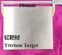Quality Yttrium Sputtering Target for High-Temperature Stability & Superior Wear for sale
