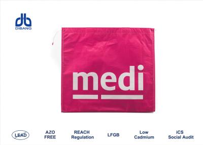 Cina Sacchetto della spesa di rosa di MEDI con la chiusura dello zip, sacchetti della spesa riciclati materiale di PRET in vendita
