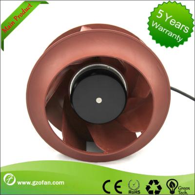 China PA66 Dc Centrifugal Blower Curved Extractor Fan With  PWM Control for sale