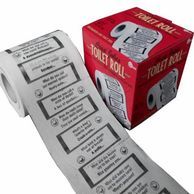 China joke toilet roll  2/3ply 250 sheets 100% virgin pulp wholesale price china toilet paper distributor for sale