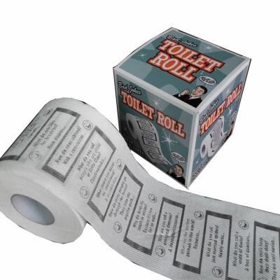 China jokes toilet roll  2/3ply 250 sheets 100% virgin pulp wholesale price china toilet paper factory for sale