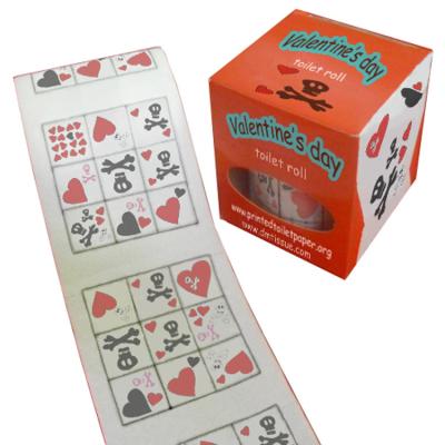 China jumbo reel toilet tissue   2ply  250 sheets 100% virgin pulp custom printed toilet paper for sale
