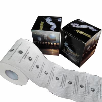 China 2ply toilet paper  250 sheets 100% virgin custom printed toilet paper for sale