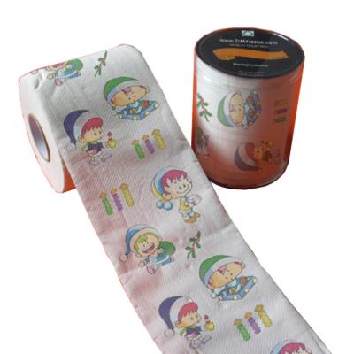 China custom design printed toilet paper 2ply 250 sheets 100% virgin pulp China supplier for sale