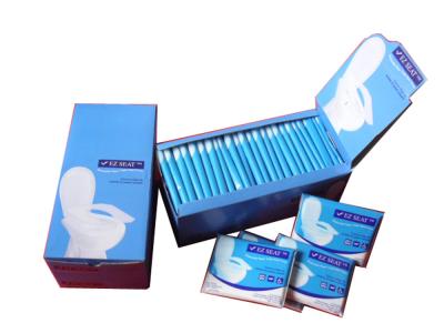 China flushable paper  toilet seat cover supplier 40cmx 42cm 10pcs travel pack custom printed for sale