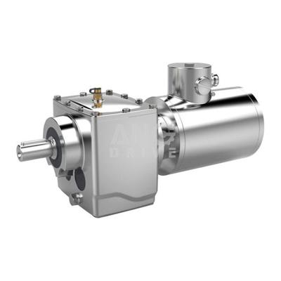 China Stainless Steel 304 Inox Gear Box Hygienic Reductor Sea Food Machinery Helical Bevel Geared Electric Reducer Motor for sale