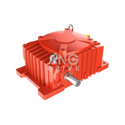 China Wpa Wpo Wps Wpx Right Angle Foot Mounted Cast Iron Worm Reducer Gear Unit Gear Box for sale